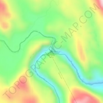 Tamul Waterfall地形图、海拔、地势