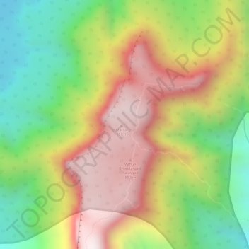 Mahuli Fort地形图、海拔、地势