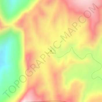 Don Waterfall地形图、海拔、地势