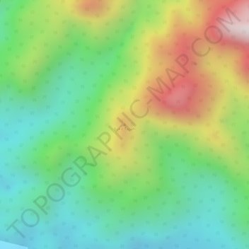 Bukit Tapah地形图、海拔、地势