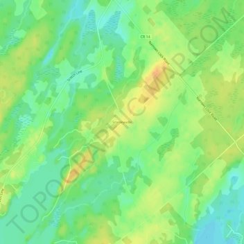 Stanleyville地形图、海拔、地势