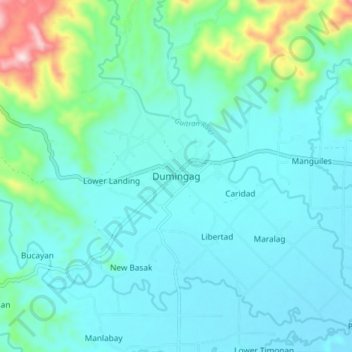 Dumingag地形图、海拔、地势
