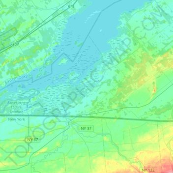 Dundee地形图、海拔、地势