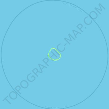 Ahunui地形图、海拔、地势