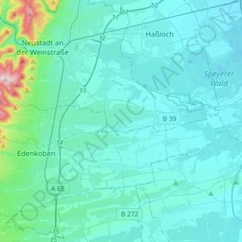 Altdorf地形图、海拔、地势