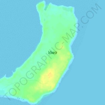 Viwa地形图、海拔、地势