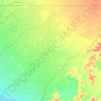 Goodooga地形图、海拔、地势
