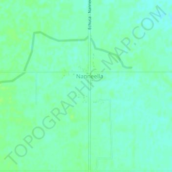Nanneella地形图、海拔、地势